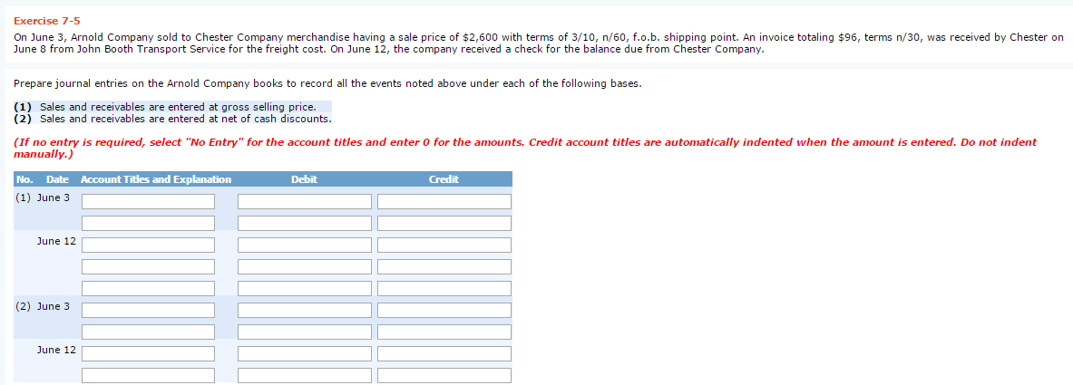 Solved List Of Accounts Exercise 7-5 Accounts Payable | Chegg.com