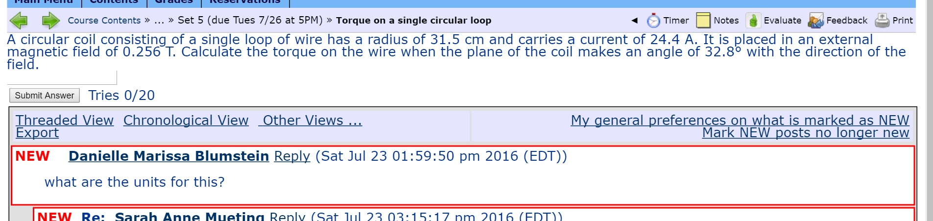Solved A circular coil consisting of a single loop of wire | Chegg.com