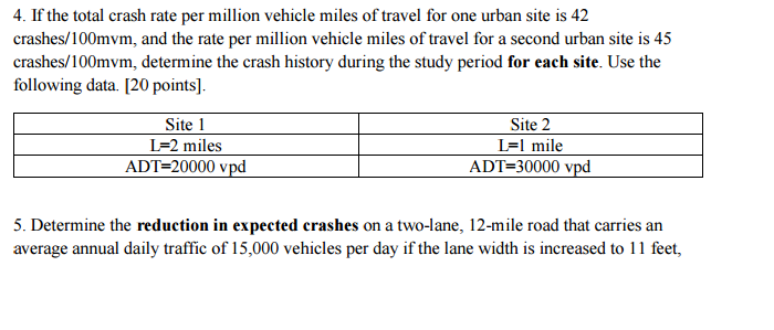 Solved If the total crash rate per million vehicle miles of | Chegg.com