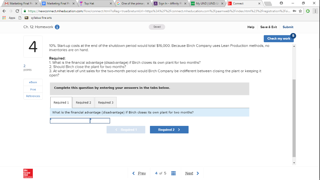 Solved M Marketing Final Pr Marketing Final Pr x \ Top Hat x | Chegg.com