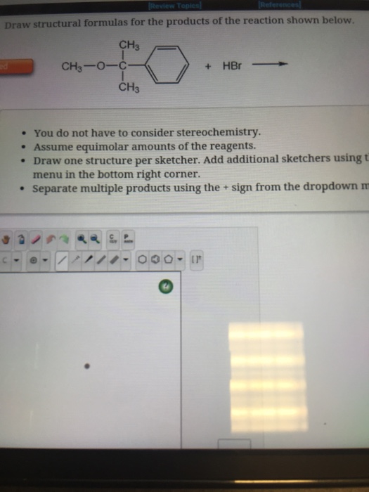 Solved Draw structural formulas for the products of the | Chegg.com