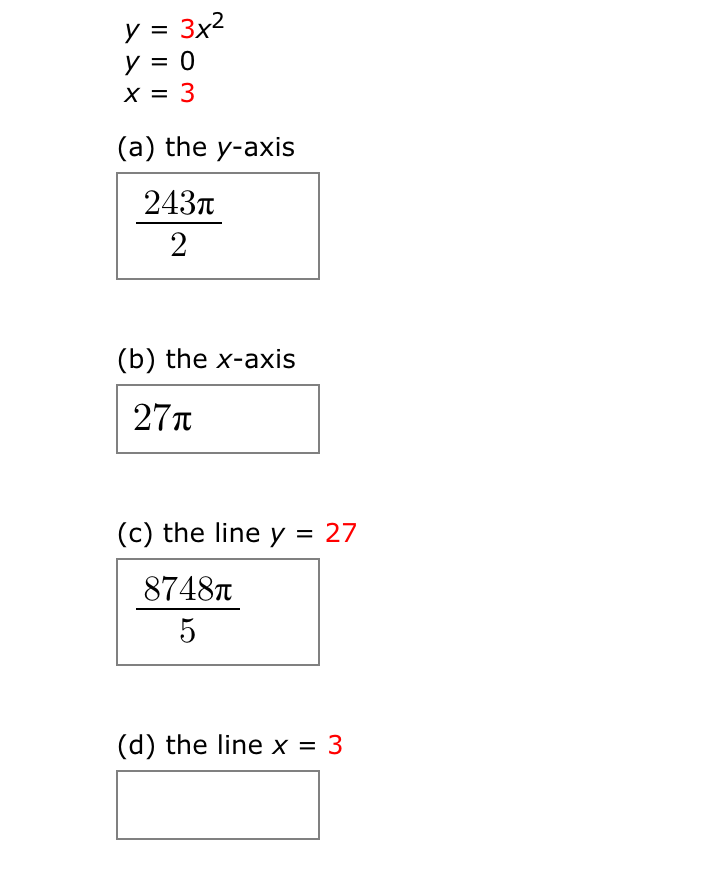 Solved Find The Volumes Of The Solids Generated By Revolving