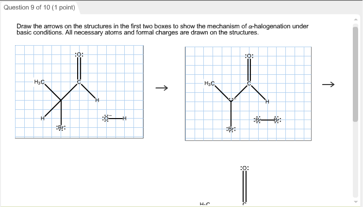 Solved Draw the arrows on the structures in the first two | Chegg.com