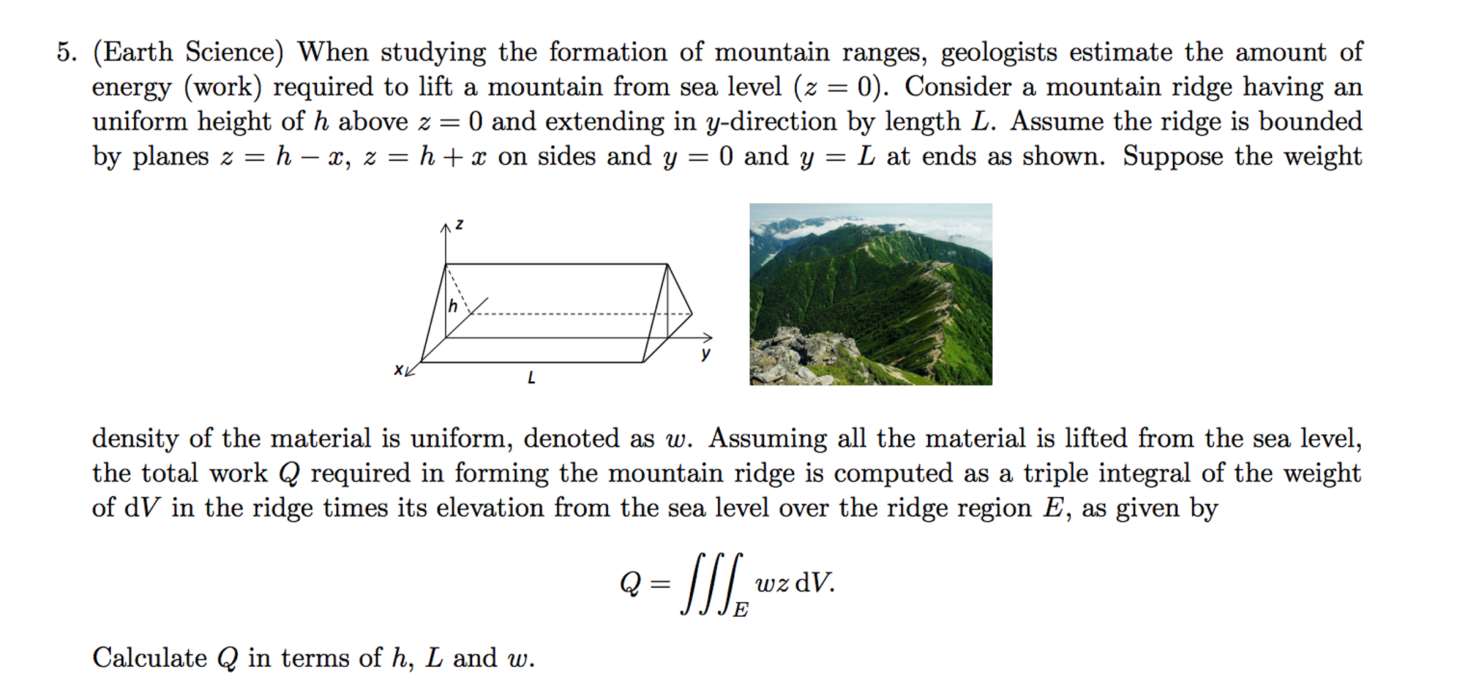 Solved When studying the formation of mountain ranges, | Chegg.com