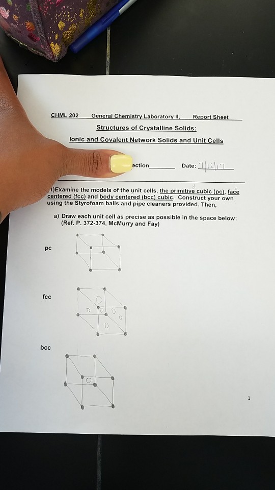 Solved Examine the models of the unit cells, the primitive | Chegg.com