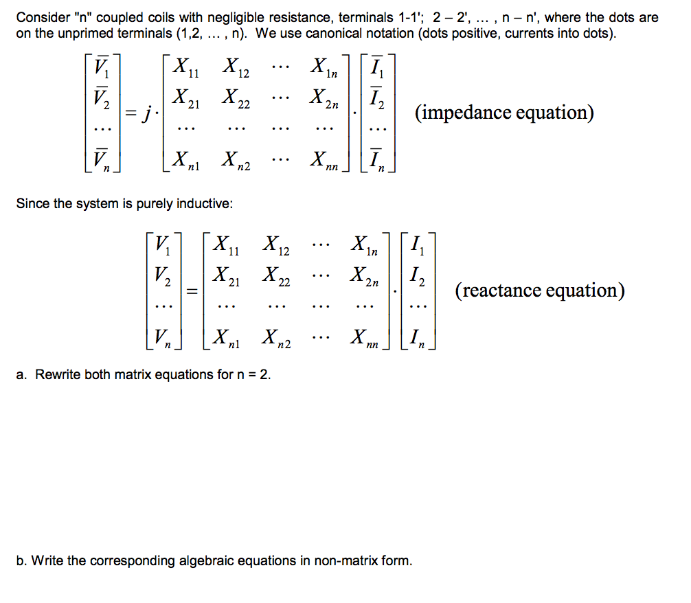 Solved Consider n Coupled Coils With Negligible Chegg solved-consider-n-coupled-coils-with-negligible-chegg