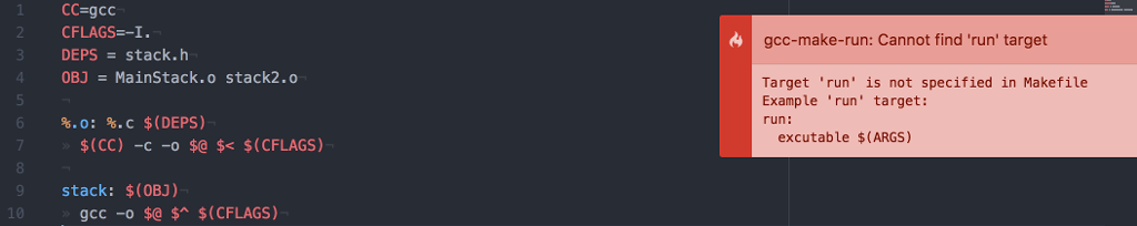 Solved CC=gcc 2 CFLAGS-I 4 OBJMainStack.o stack2.o 6 %"o: | Chegg.com