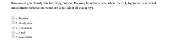 Solved How would you classify this following process: | Chegg.com