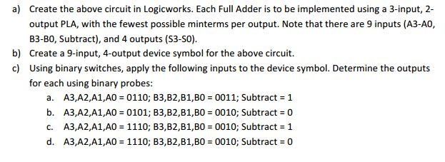 Solved Consider The Following Circuit With 4 Inputs A B C