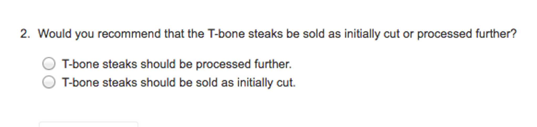 Solved Lone Star Meat Packers is a major processor of beef | Chegg.com