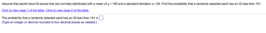 Solved Assume That Adults Have Iq Scores That Are Normally