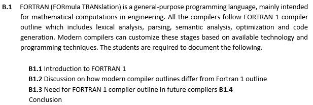 Solved FORTRAN (FORmula TRANslation) is a general-purpose | Chegg.com Solved FORTRAN (FORmula TRANslation) is a general-purpose | Chegg.com
