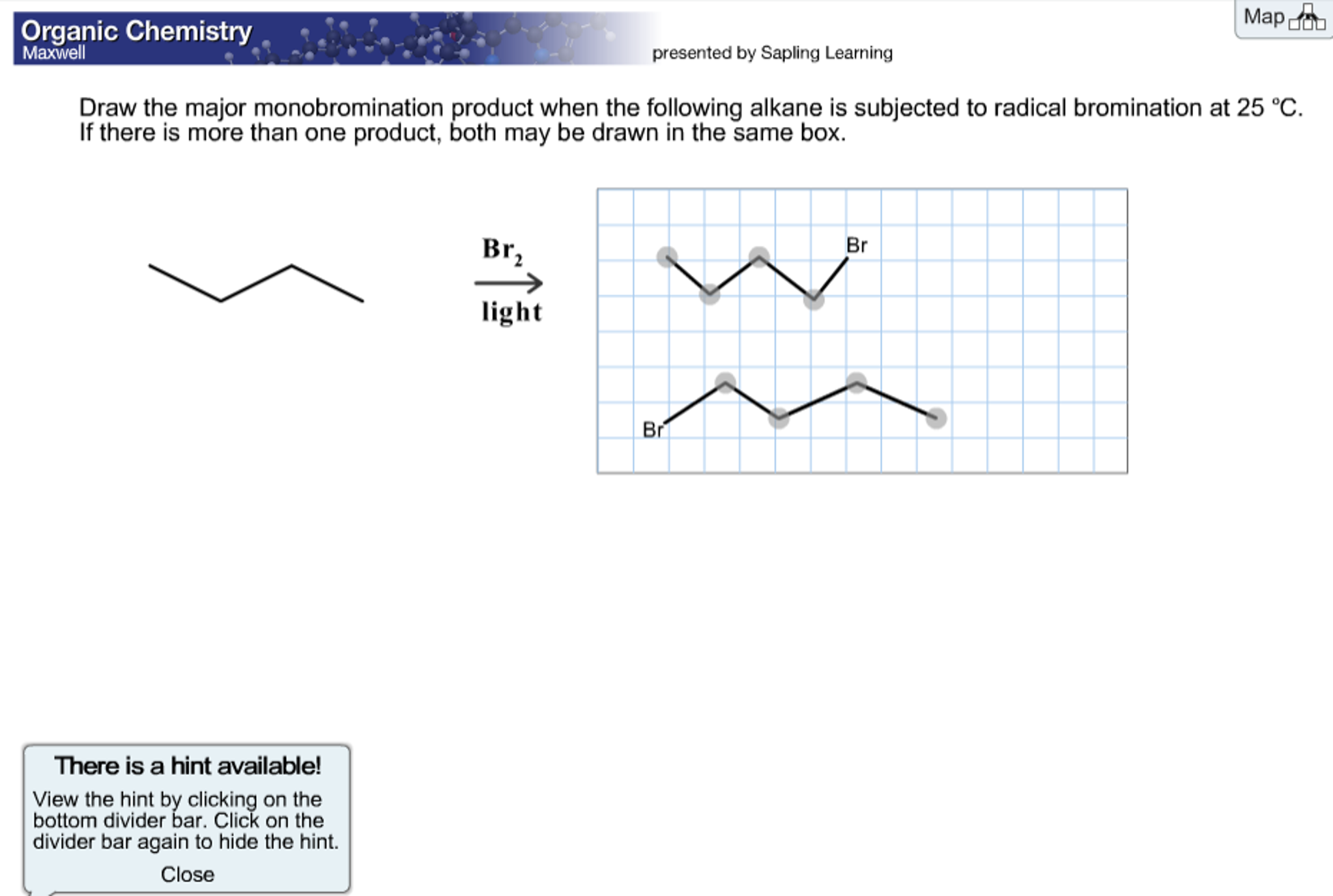Solved Draw The Major Monobromination Product When The