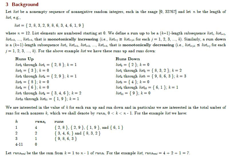 3 Background Let list be a nonempty sequence of | Chegg.com