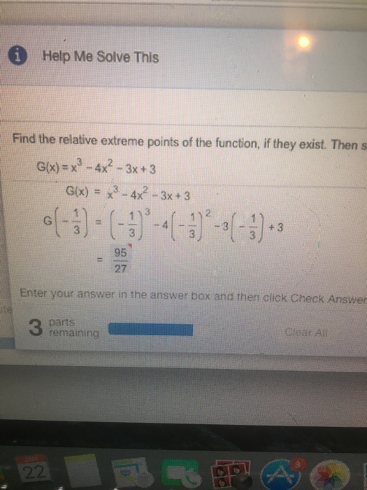 Solved Find the relative extreme points of the function, if | Chegg.com