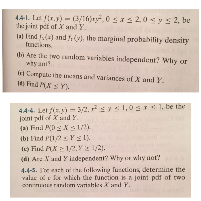 Solved Let f(x, y) = (3/16)xy^2, 0 lessthanorequalto x | Chegg.com