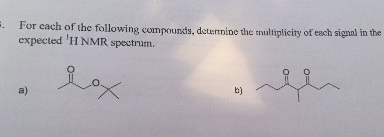 Solved For each of the following compounds, determine the | Chegg.com