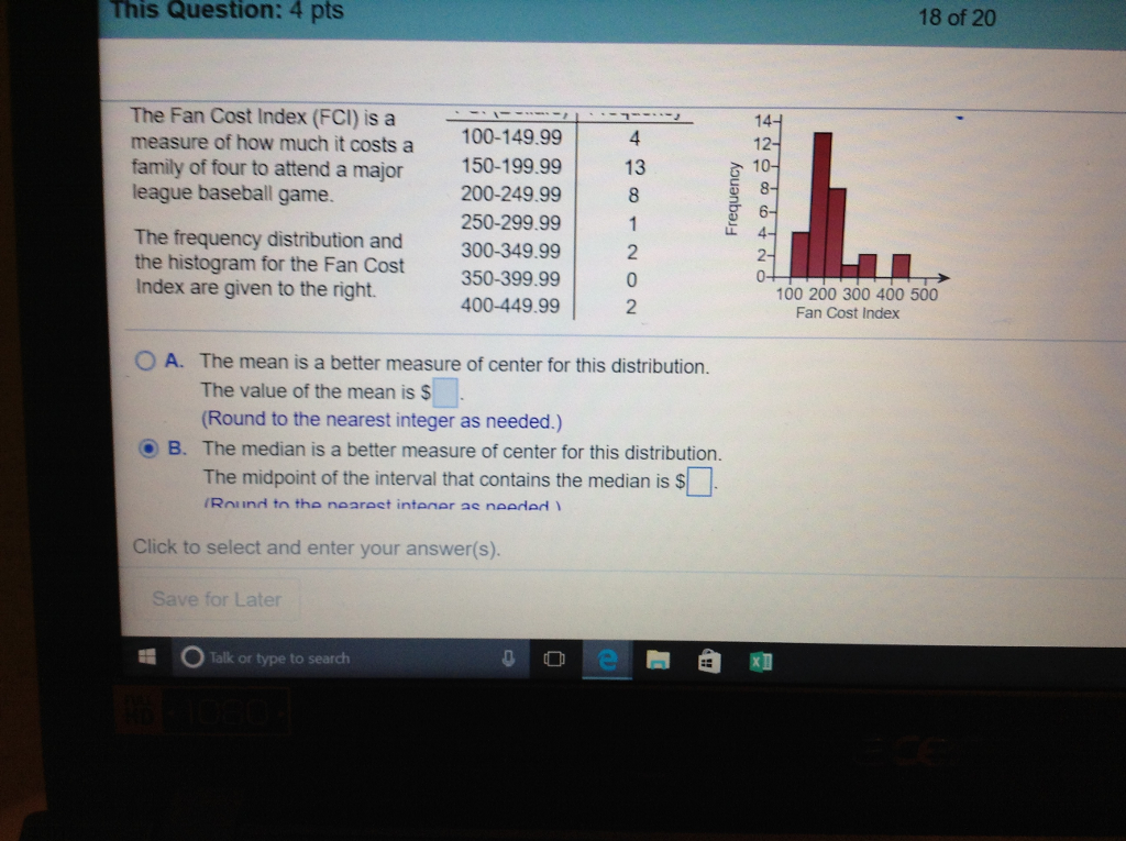 Solved The Fan Cost Index (FCI) is a measure of how much it | Chegg.com