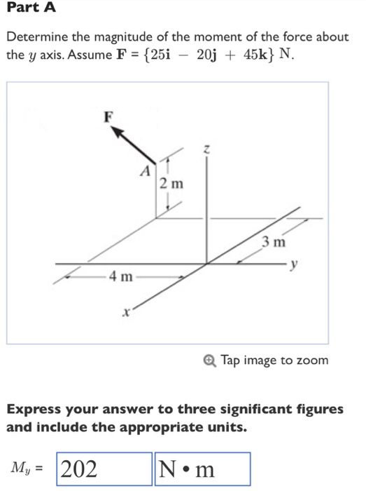 Solved Determine the magnitude of the moment of the force | Chegg.com