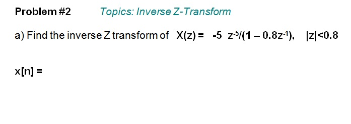 Solved Problem #1 Topics: System Response, Cascade filters, | Chegg.com