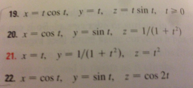 Solved Match the parametric equations with the graphs | Chegg.com