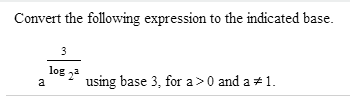 Solved Convert the following expression to the indicated | Chegg.com