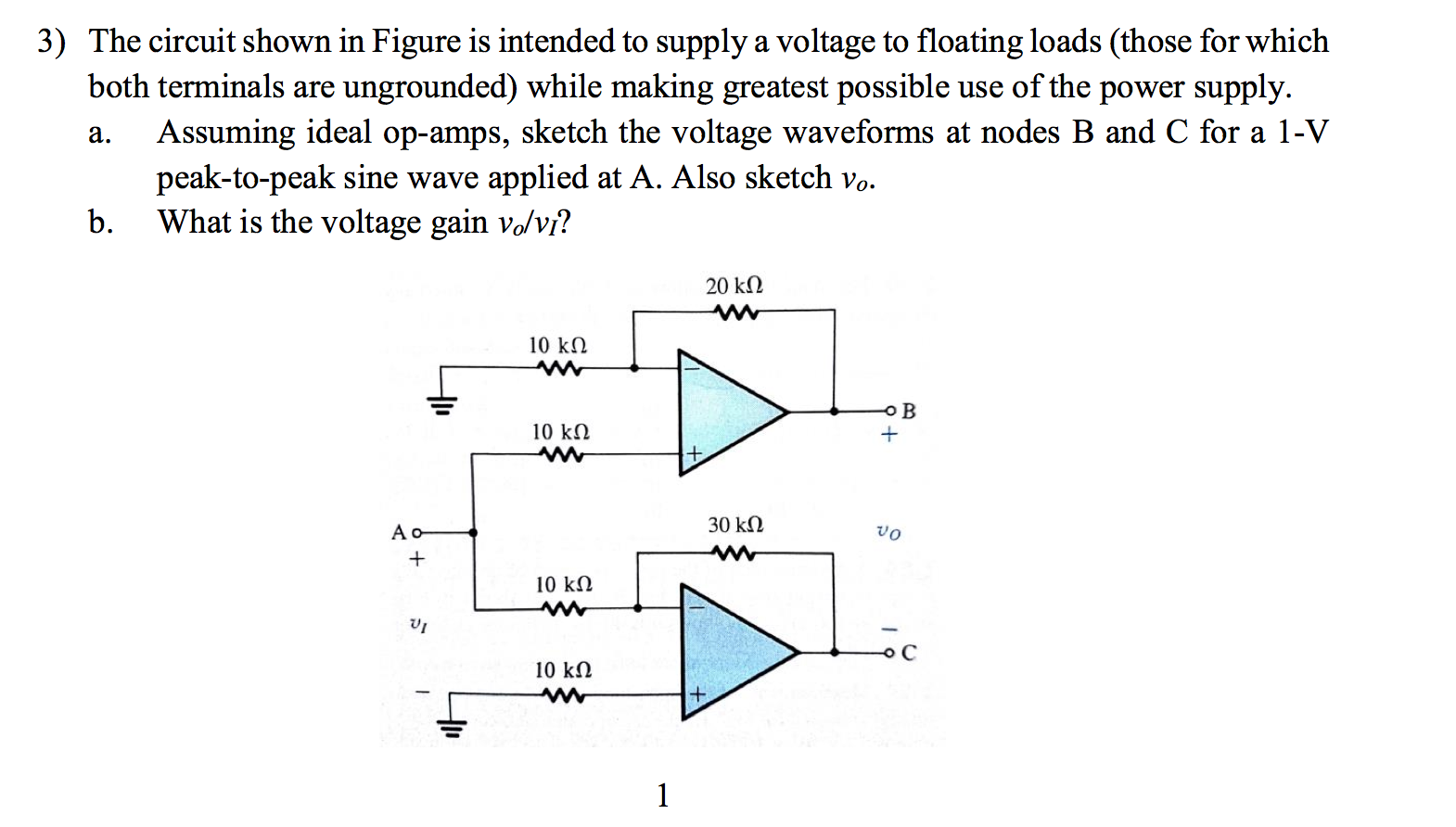 Solved The circuit shown in Figure is intended to supply a | Chegg.com