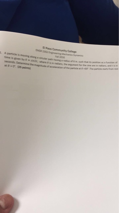 Solved El Paso Community College ENGR 2302 Engineering | Chegg.com