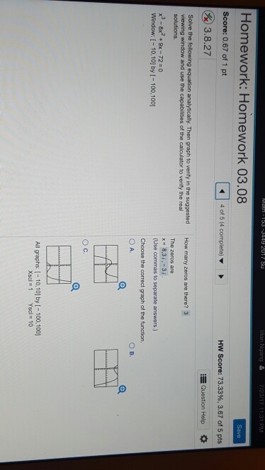 Solved Solve the following equation analytically. Then graph | Chegg.com