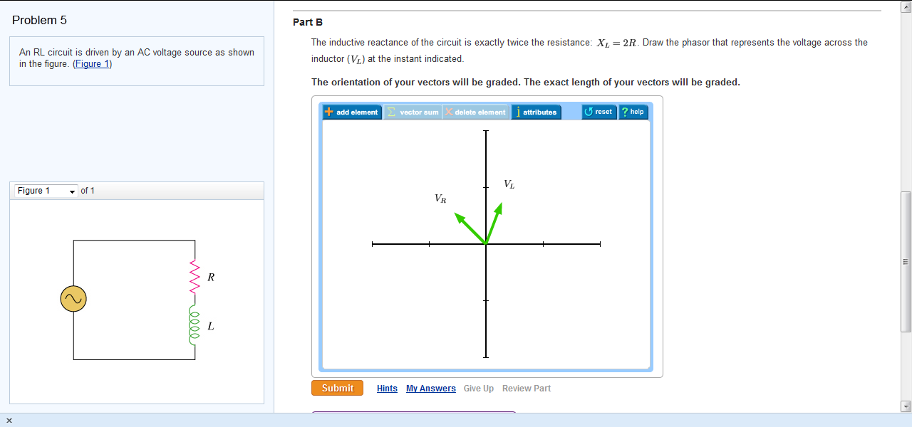 Solved An RL circuit is driven by an AC voltage source as | Chegg.com