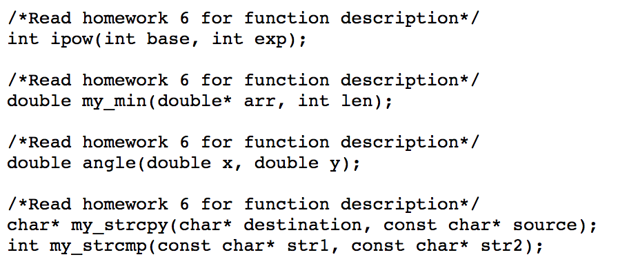 Solved Download the starter code main.cpp, hw6.h, and | Chegg.com