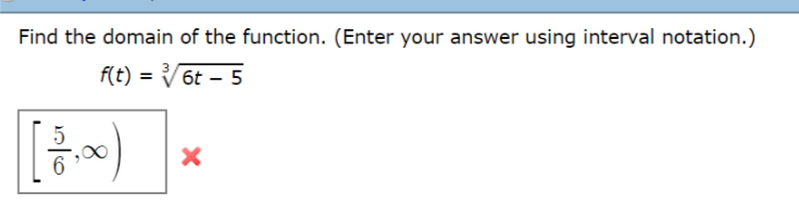 Solved: Find The Domain Of The Function. (Enter Your Answe... | Chegg.com