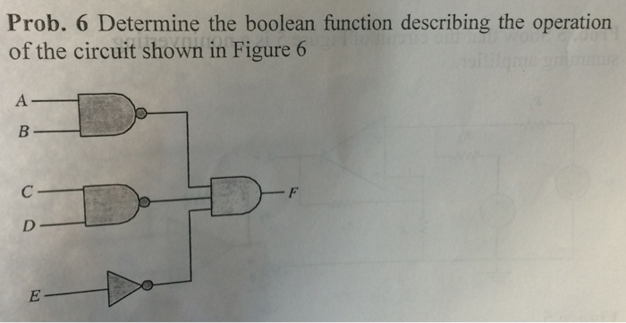 Solved Determine The Boolean Function Describing The 7846