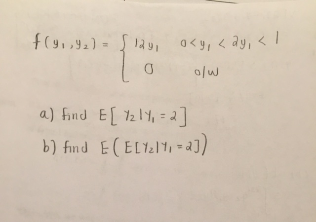 Solved f(y1, y2) = {12y1 0