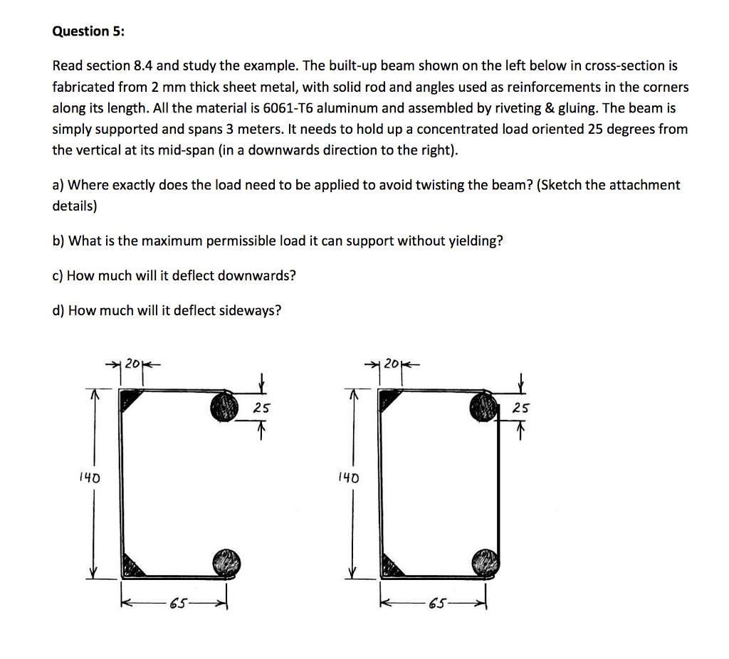 Read section 8.4 and study the example. The built-up | Chegg.com