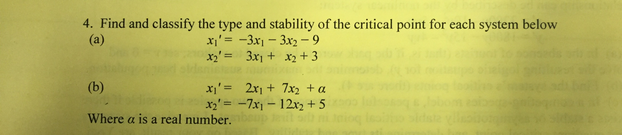 Solved Find and classify the type and stability of the | Chegg.com