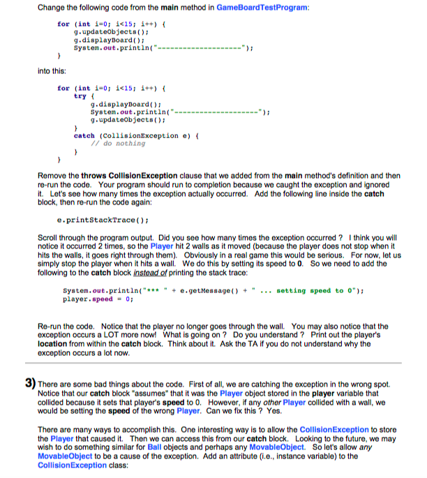 Tutorial Problems Harmful Object Recall these classes | Chegg.com