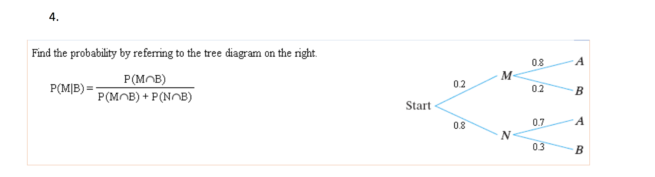 Solved Find the probability by referring to the tree diagram | Chegg.com