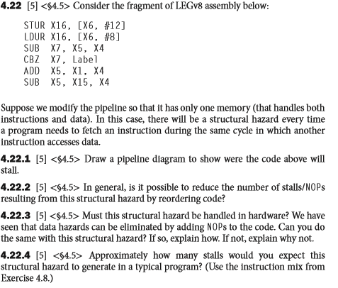 Solved Consider the fragment of LEGv8 assembly below: STUR | Chegg.com