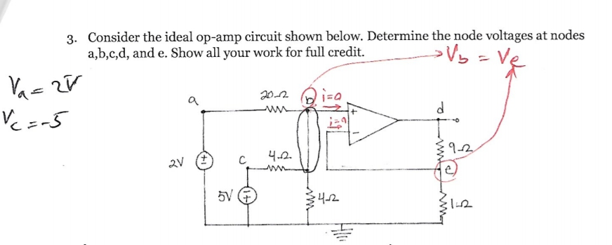Solved Consider the ideal op-amp circuit shown below. | Chegg.com