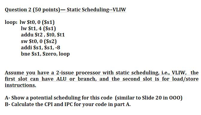 Question 1 (50 points) – GShare Predictor Using a | Chegg.com