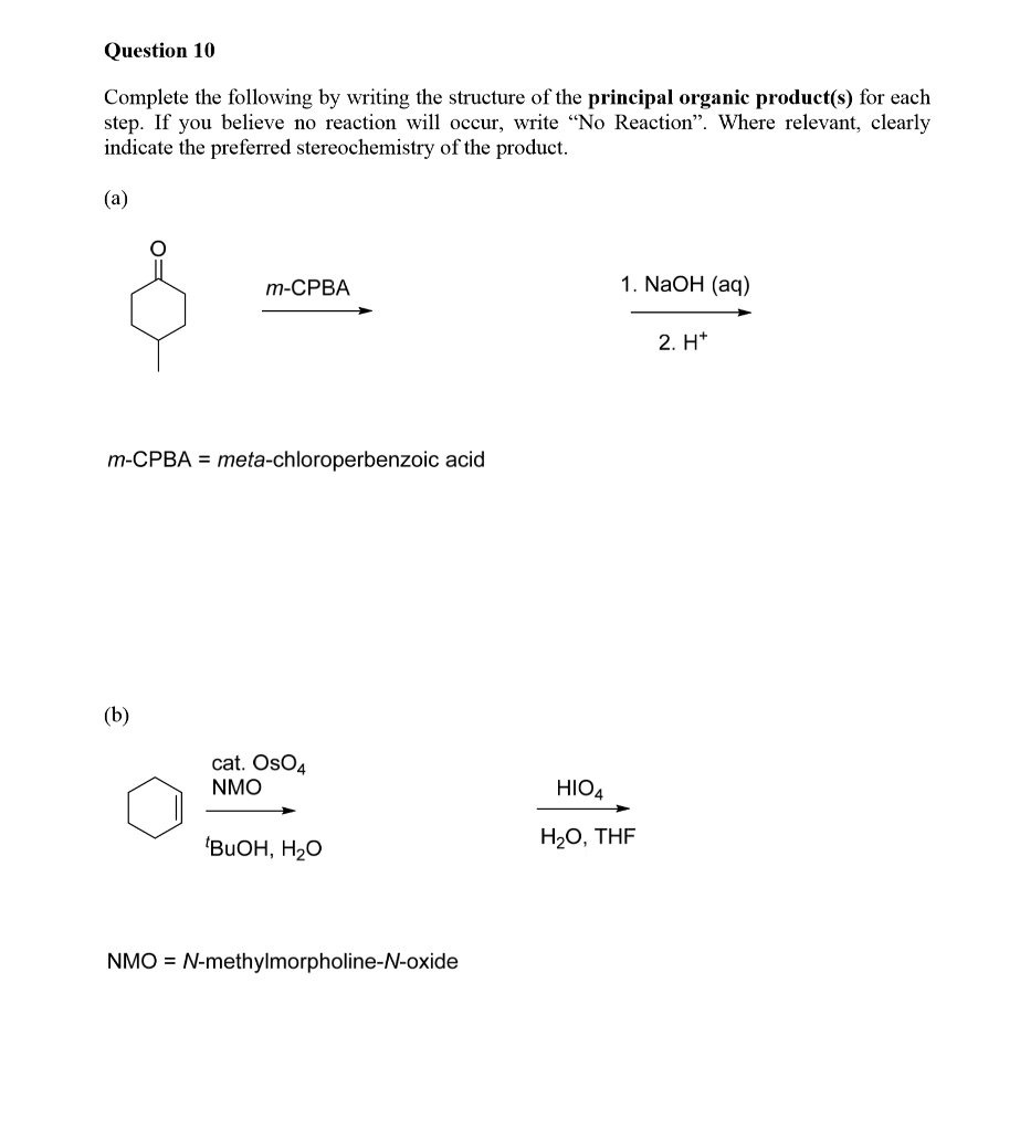 Solved Complete the following by writing the structure of | Chegg.com