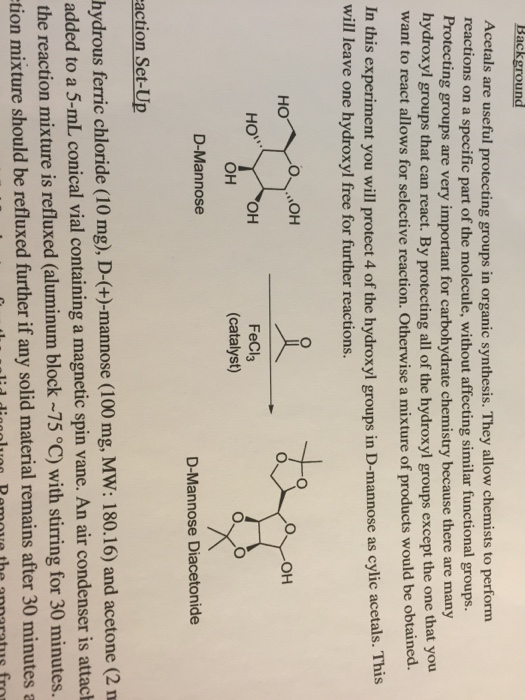1) why is the product of the reaction, mannose | Chegg.com