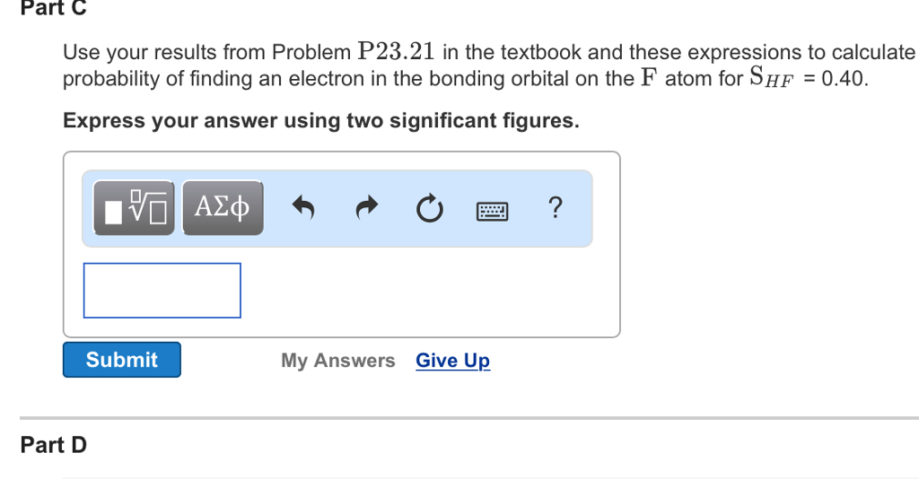 Solved Part C Use your results from Problem P23.21 in the | Chegg.com