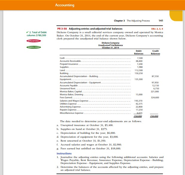 Solved Would like a textbook solution for Problem 3-5A page | Chegg.com