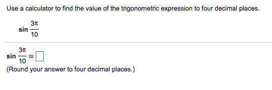 Solved Use a calculator to find the value of the | Chegg.com