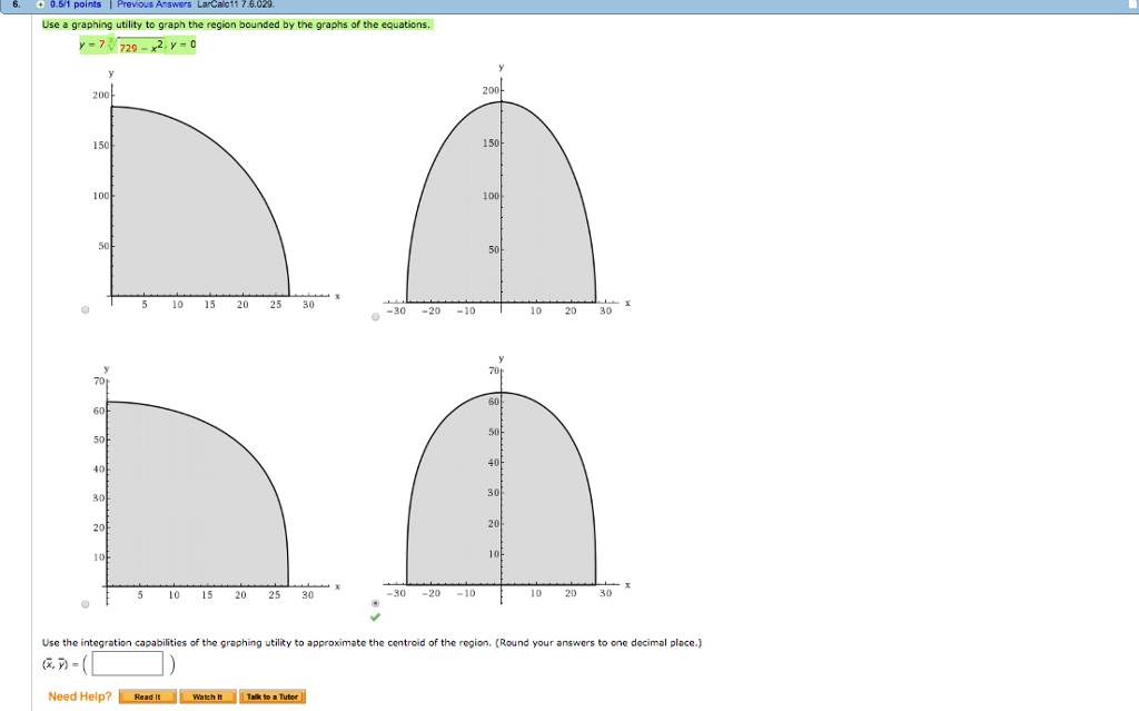 Solved Use a graphing utility to graph the region bounded by | Chegg.com