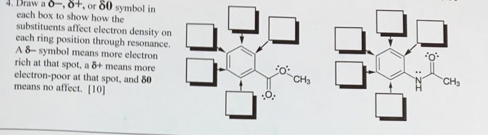Solved Draw a delta-, or delta+, or delta symbol in each box | Chegg.com