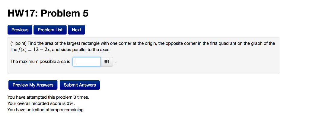 Solved HW17: Problem5 Previous Problem List Next (1 point) | Chegg.com