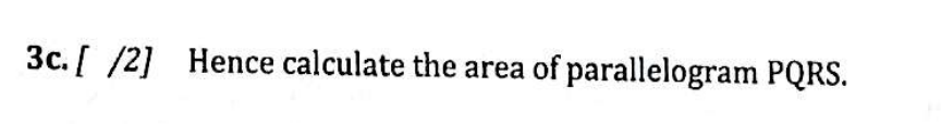 Solved 3a.I /2] The points P(-1,2,-3), Q(-2,1,0), R(o. 5, 1) | Chegg.com